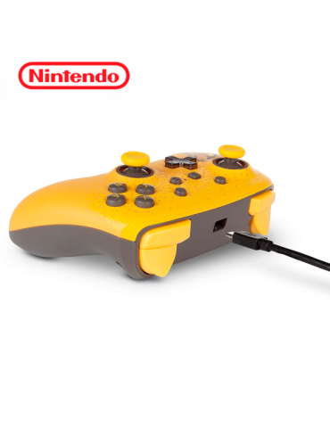 MANDO NINTENDO SWITCH ENHANCED WIRED CONTROLLER PIXEL PIKACHU