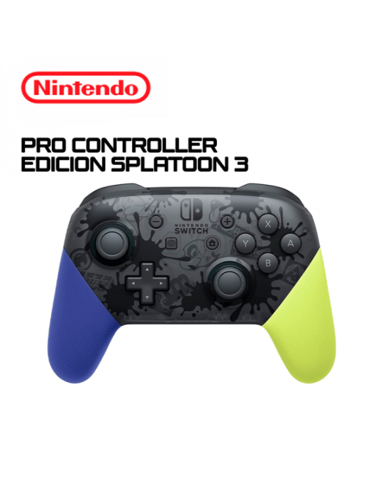 MANDO NINTENDO SWITCH PRO CONTROLLER EDICION SPLATOON 3