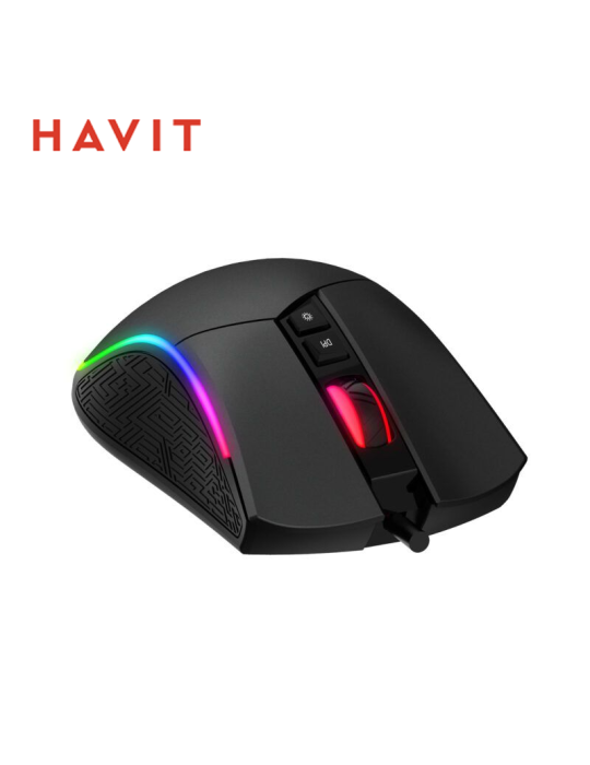 MOUSE GAMING HAVIT ( MS1001SBG ) 4800 DPI BLACK