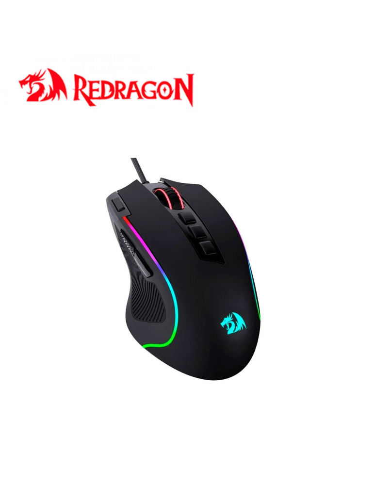 Mouse Gaming Wireless Redragon Predator Pro 8000 Dpi Black ( M612RGB-PRO )